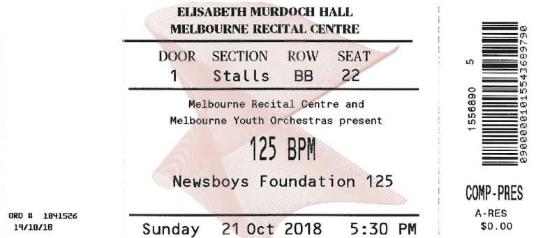 125 BPM Concert - Newsboys Foundation